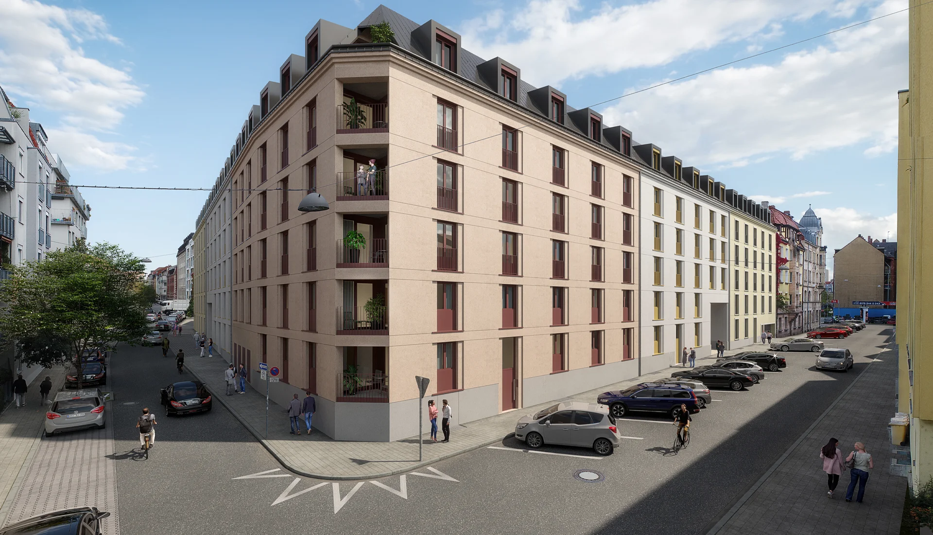 Fürth, Lange Straße - Bayernheim